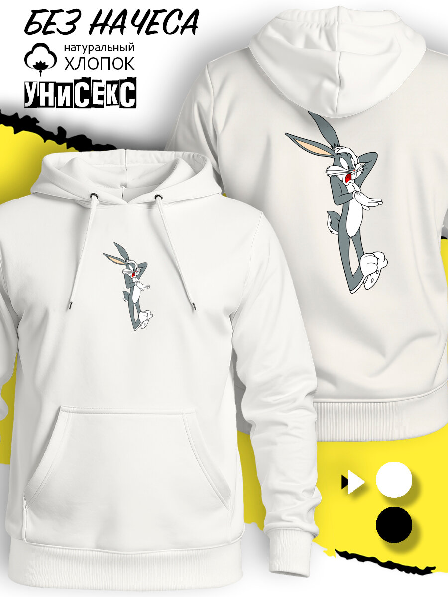 Худи Толстовка свитшот заяц багз банни
