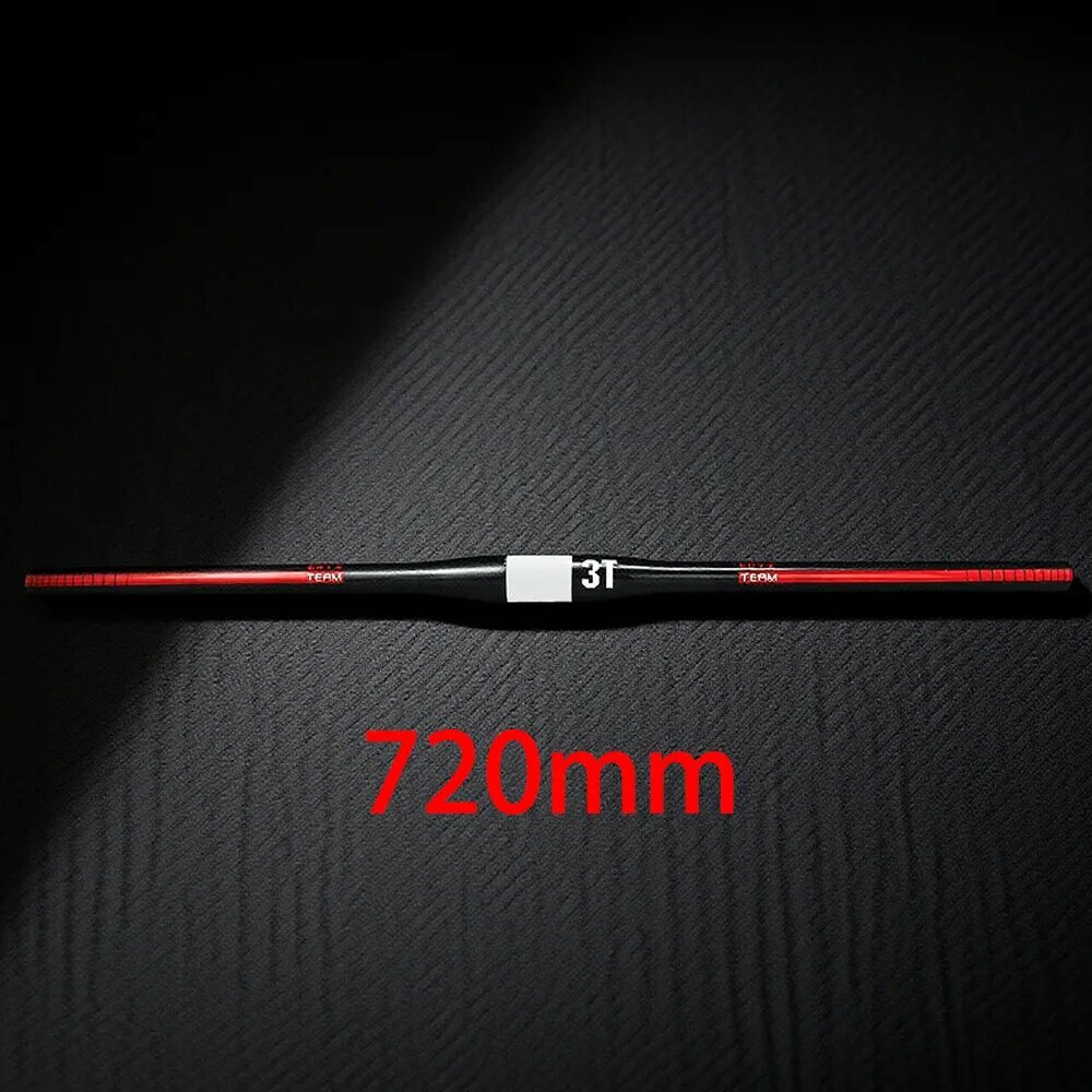 3T руль MTB Высококачественный знаменитый карбоновый , плоский или подъемный, 31,8x700 720 740 мм