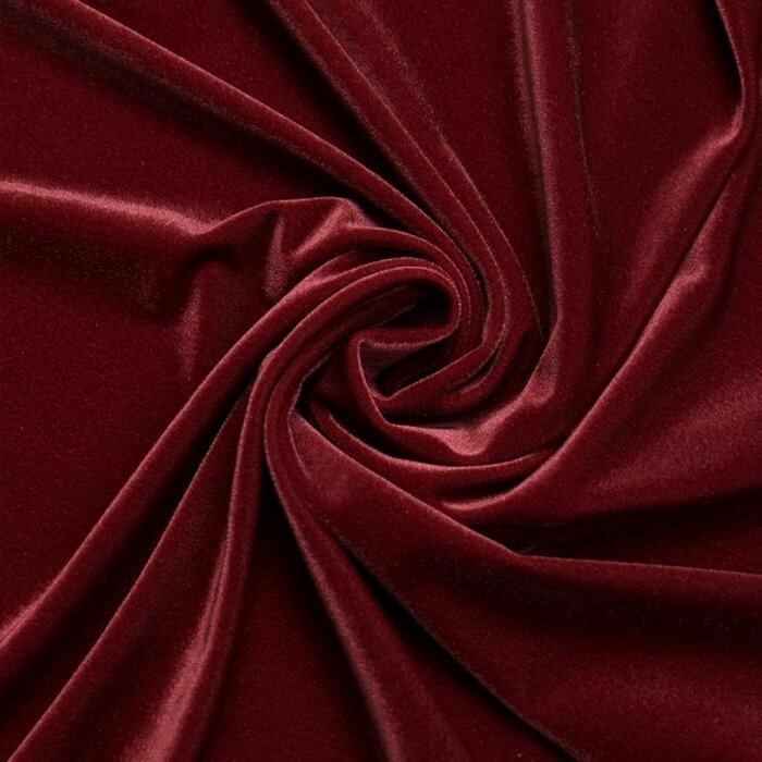 Ткань бархат Panama 40023 Marsala (гранатовый)