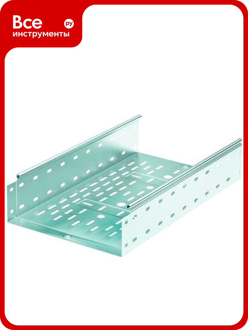 Перфорированный лоток, 200х80х3000 DKC 35304 для проведения кабельных
