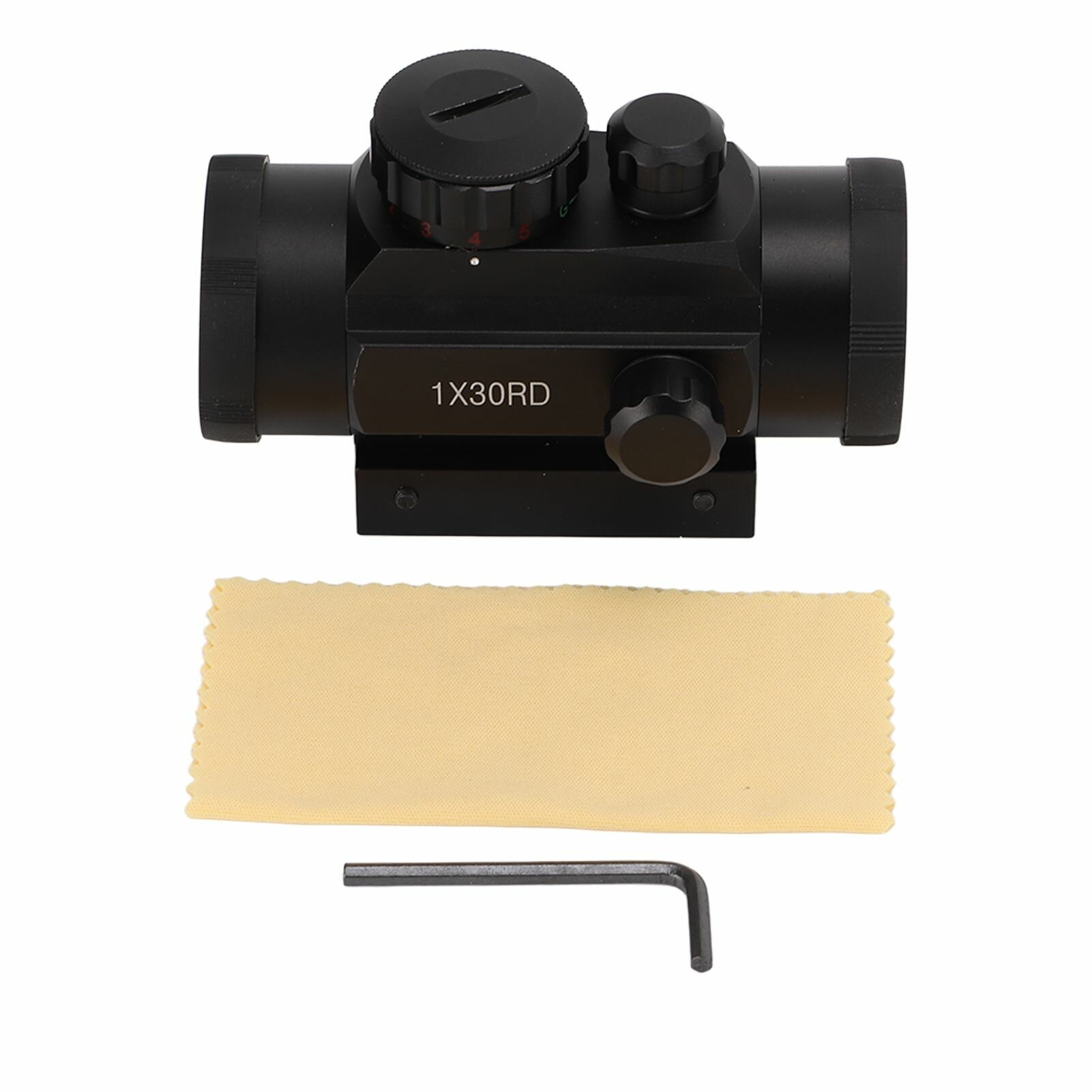 Прицел с красной точкой, 20 мм, водонепроницаемый противоударный прицел для охотничьего оружия для тренировок на открытом воздухе, компактный монокулярный дизайн для простоты использования