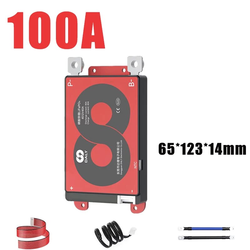 DALY BMS Балансировщик для аккумуляторов Li-ion 20S 72V, 100A