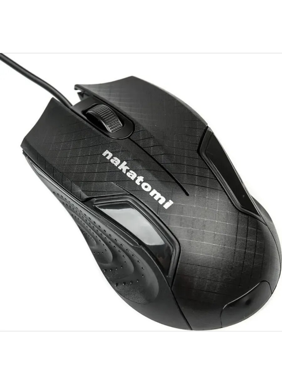 Мышь проводная оптическая MON-06U 800dpi Черный