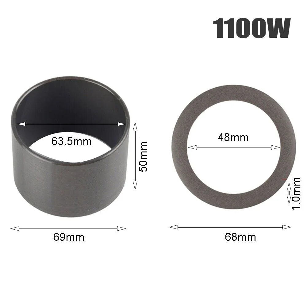 Вакуумный насос, безмасляный цилиндр, поршневое кольцо, втулка цилиндра воздушного компрессора для воздушного компрессора 550/600 Вт/750/950/980 Вт/1100 Вт/1500 Вт, For 1100W