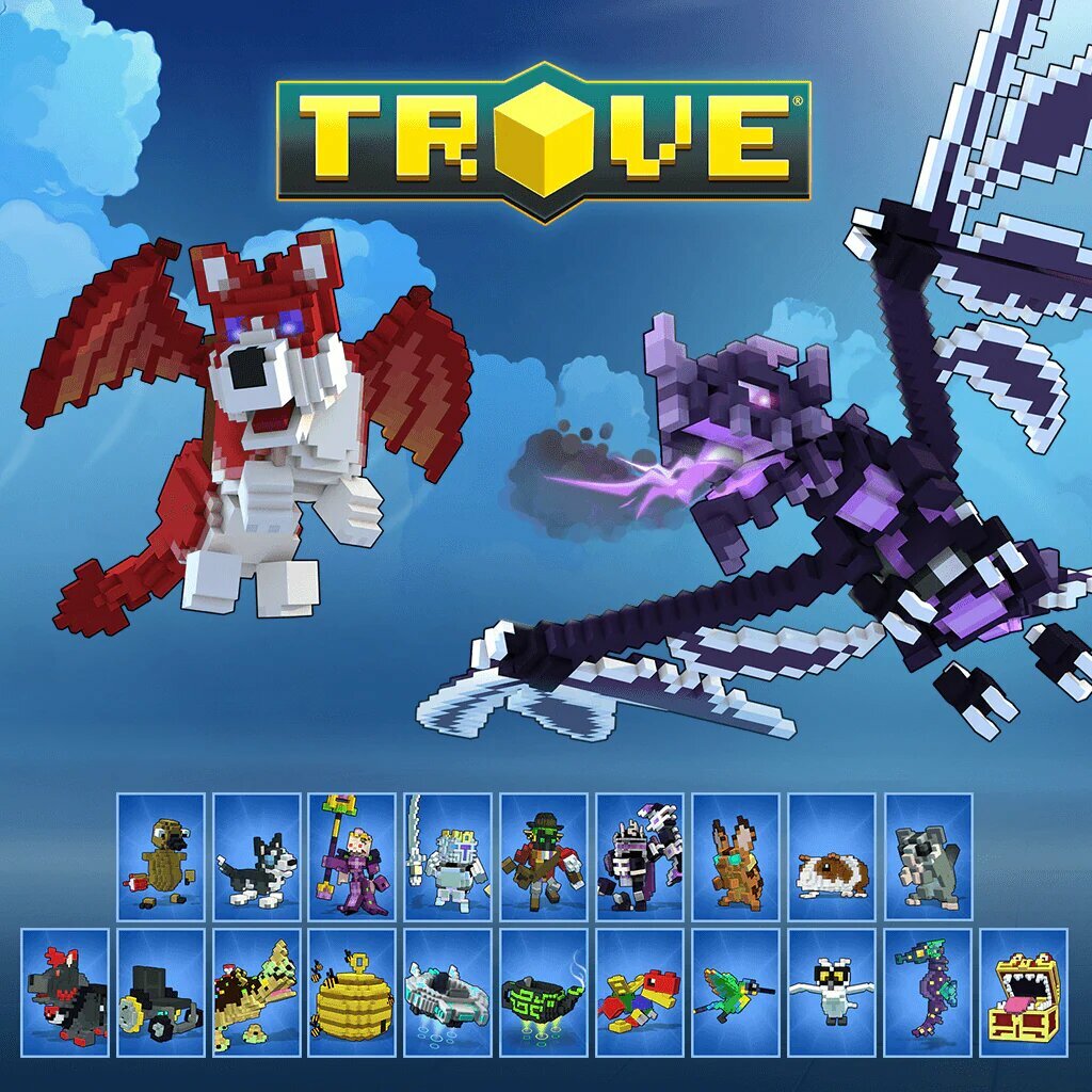 Дополнение Trove - Mega Menagerie Pack, цифровое издание PlayStation 4, регион Индия / код пополнения баланса