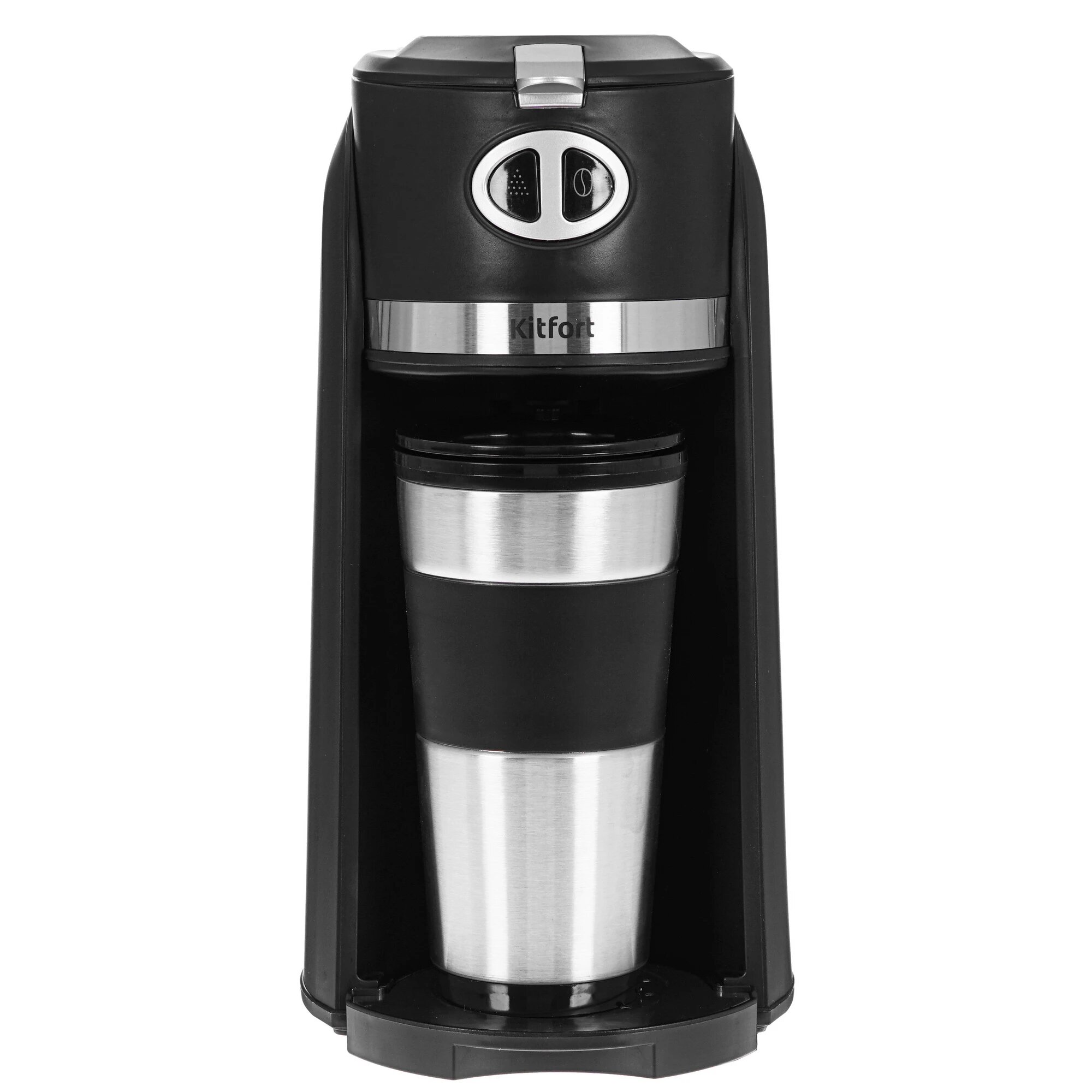 Кофеварка капельная Kitfort КТ-796 черный/стальной