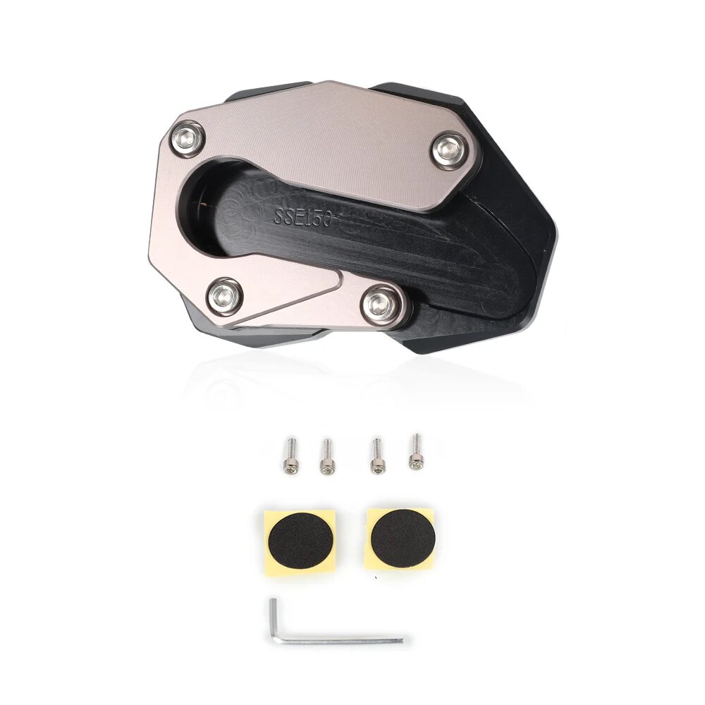 Аксессуары для BENDA BD300 BD500 BOX400, боковая подставка для мотоцикла, увеличитель, удлинитель, подставка, нескользящая пластина, Серый