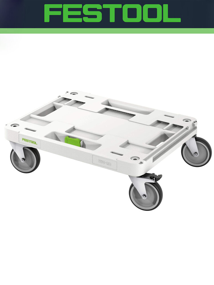 FESTOOL SYS-RB 204869 Систейнер-тележка с четырьмя колесами, подставкой для инструментов, транспортировочный ящик с четырьмя колесами