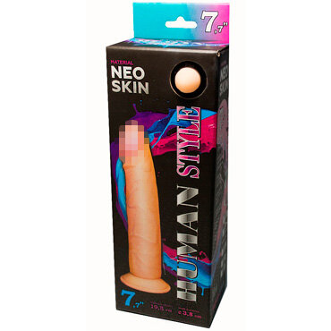 Биоклон Human Style 7,7", телесный Фаллоимитатор реалистичный на присоске