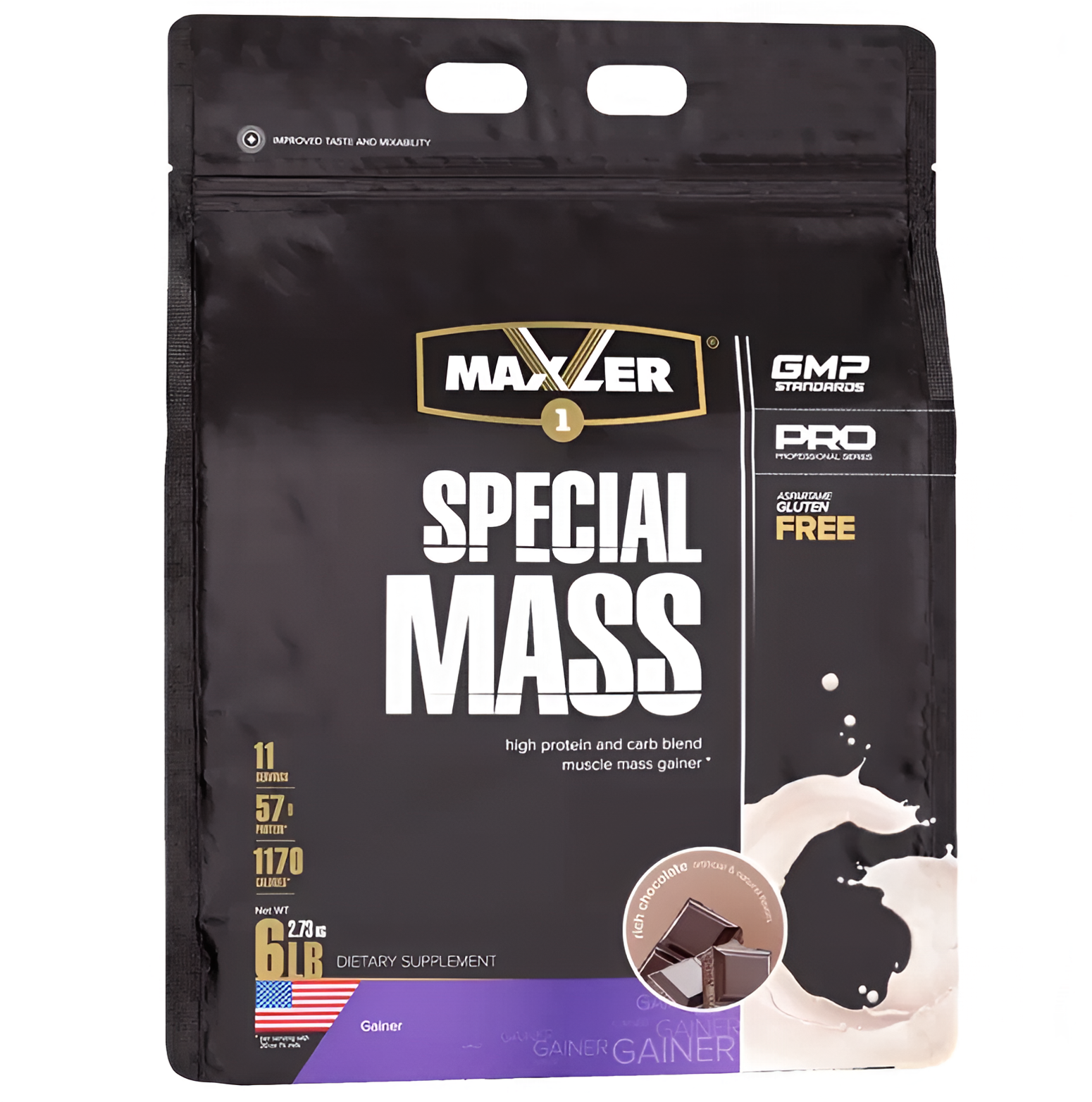 Гейнер высокоуглеводный Maxler Special Mass Gainer, 2730 гр Вкус: Шоколад