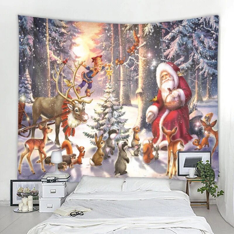 Гобелен с Санта-Клаусом ZHENZHENRISHANG