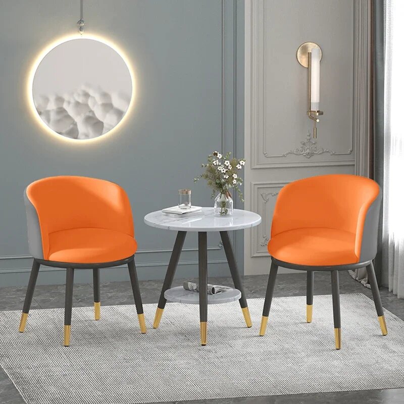 Стол и стул для балкона, набор из простых современных чайных столиков и стульев, YELLOW