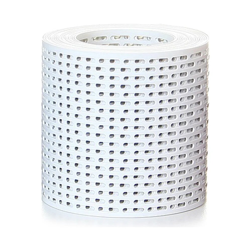 Borge Лента карнизная , вентиляционная, 100мм х 5м, пвх, сигнально-белый (ral 9003) 01.296.50.01.01.000.9003