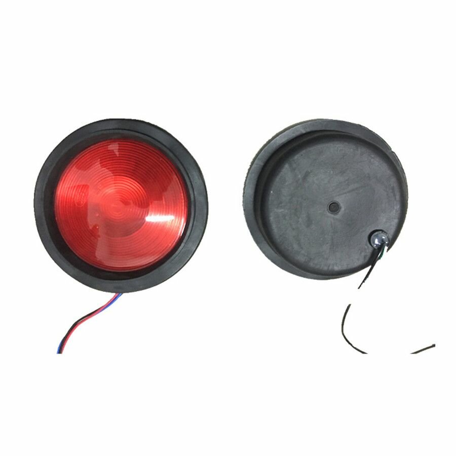 2 шт. 4-дюймовые круглые светодиодные задние фонари предупреждения, задние стоп-сигналы для автомобиля, грузовика