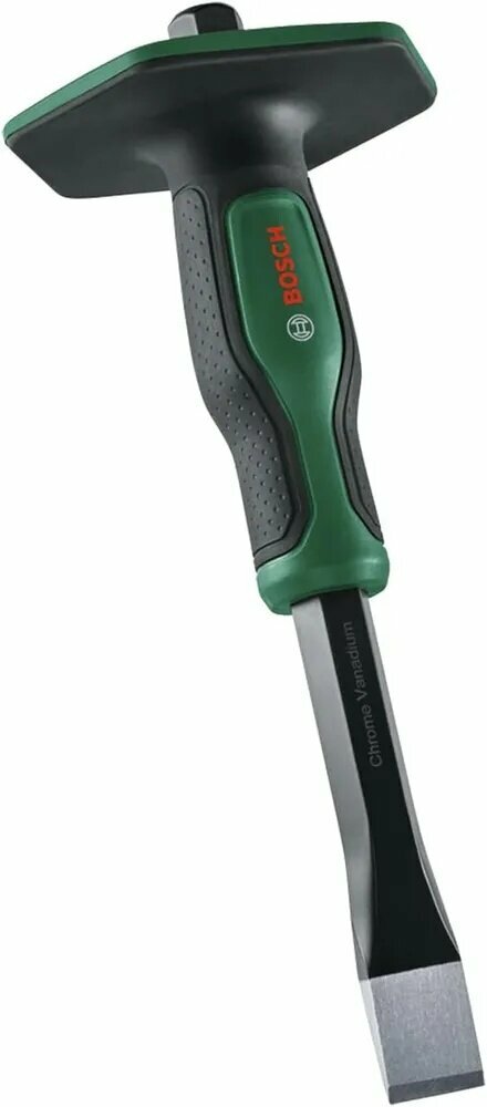 Bosch Зубило ручное с резино-пластиковым протектором 22мм 250мм, 1600A02ZA5