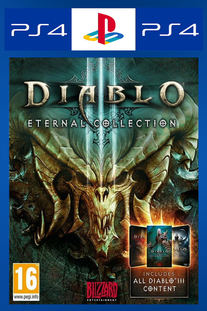 Игра Diablo III: Eternal Collection для Playstation 4, Англ язык, Цифровая версия