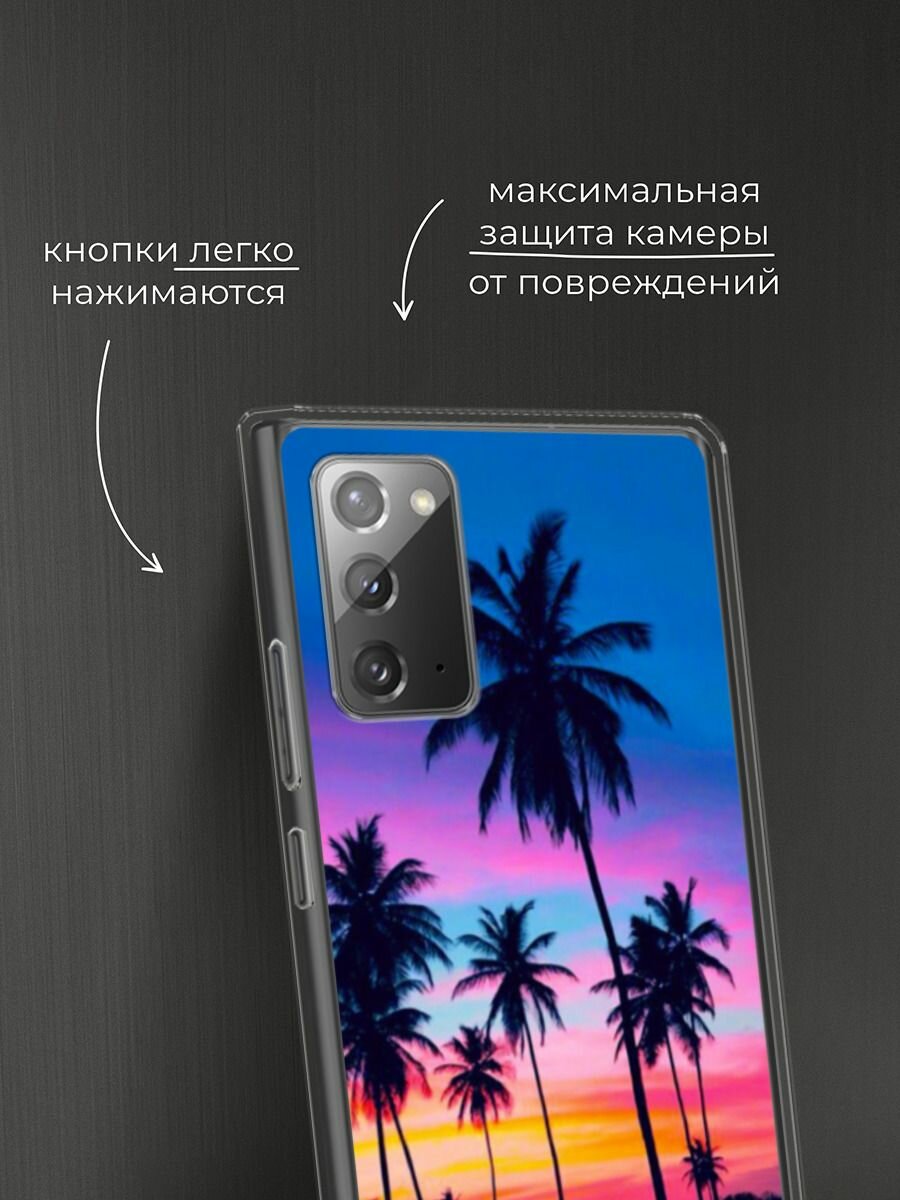 Чехол на Samsung Galaxy Note 20 / Самсунг Галакси Ноут 20 с принтом "Закат 5" — фото 1