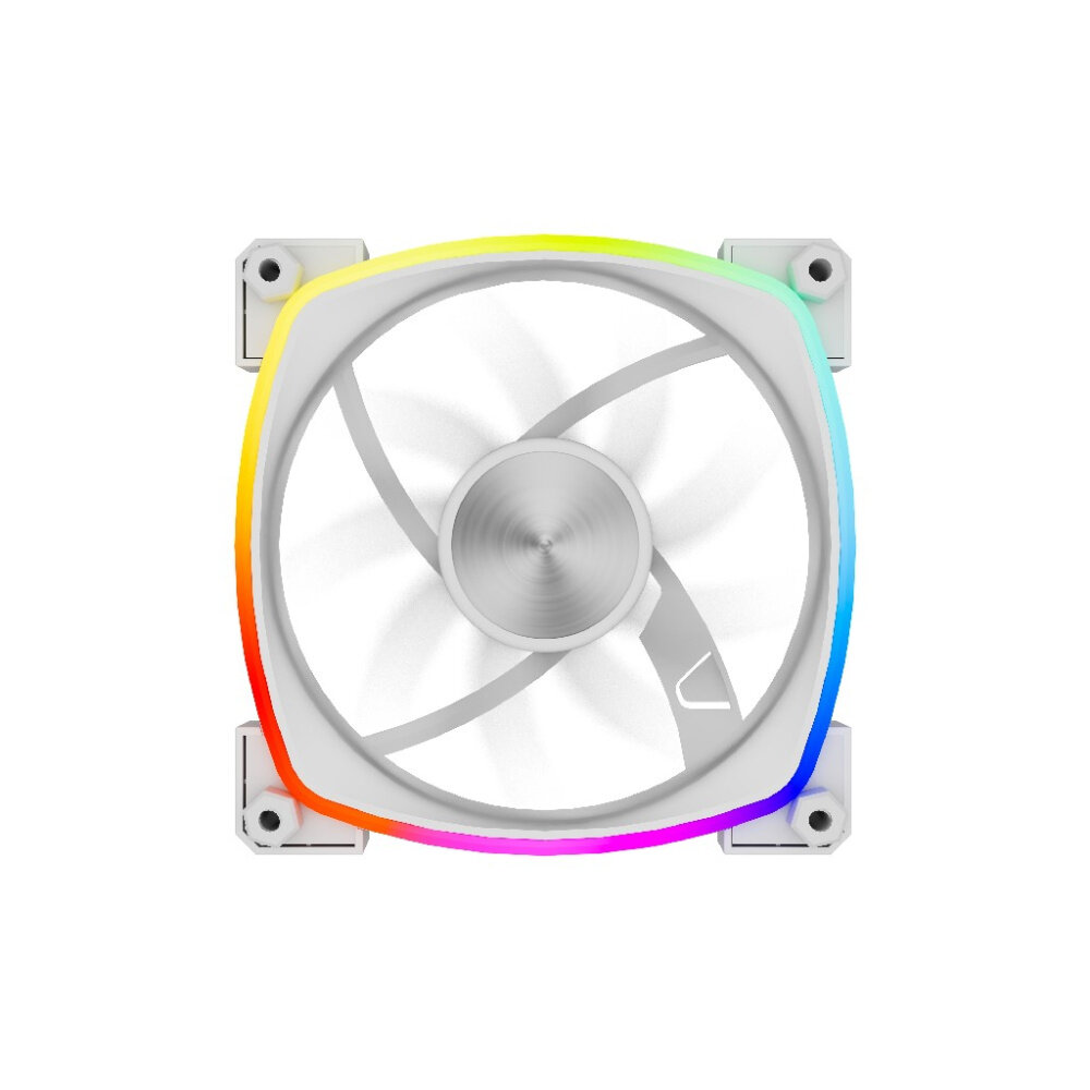 Вентилятор для корпуса Powercase (M55-12W ARGB) White