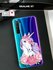 Чехол на Realme XT / Реалми XT с принтом "Единорог с пионами", прозрачный