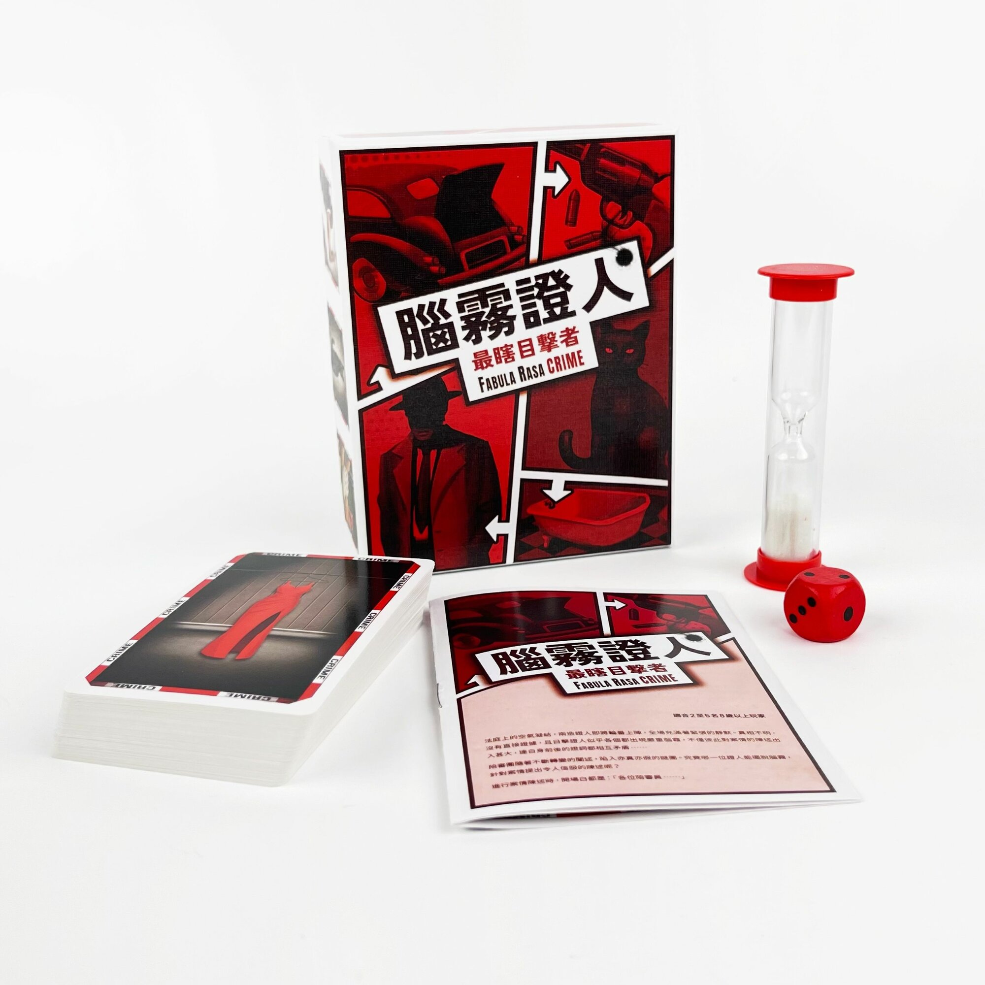 Настольная криминальная ролевая игра Fabula Rasa для 2-5 игроков, 20-минутная детективная вечеринка