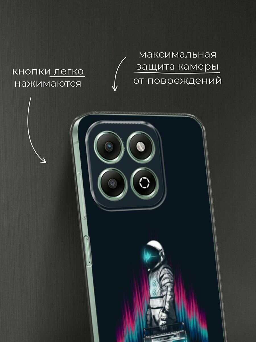 Чехол на Honor X6b / Хонор X6b с принтом "Космическая вечеринка" — фото 1