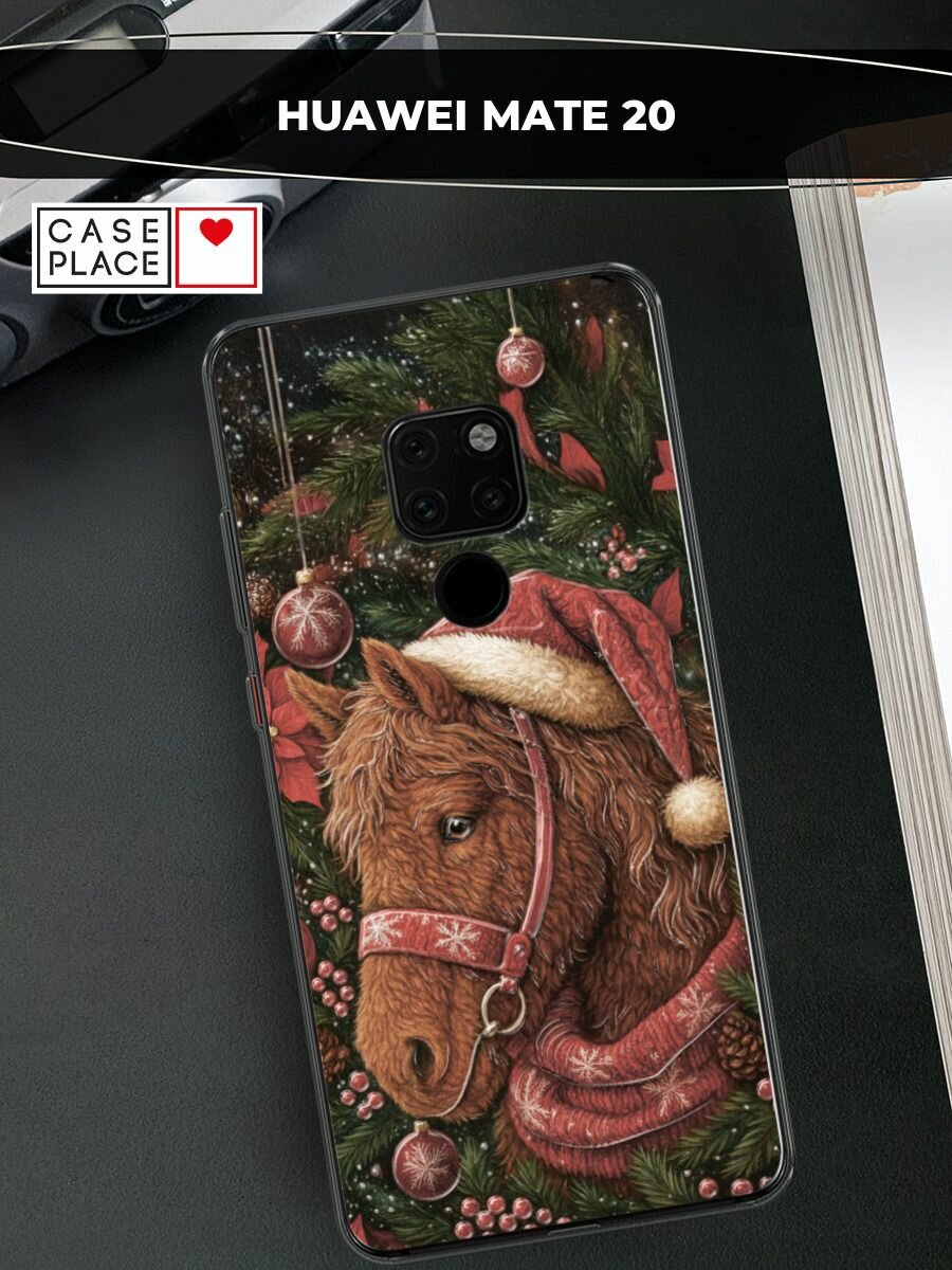 Чехол на Huawei Mate 20 / Хуавей Мате 20 с принтом "Бурый сказочный конь 2"