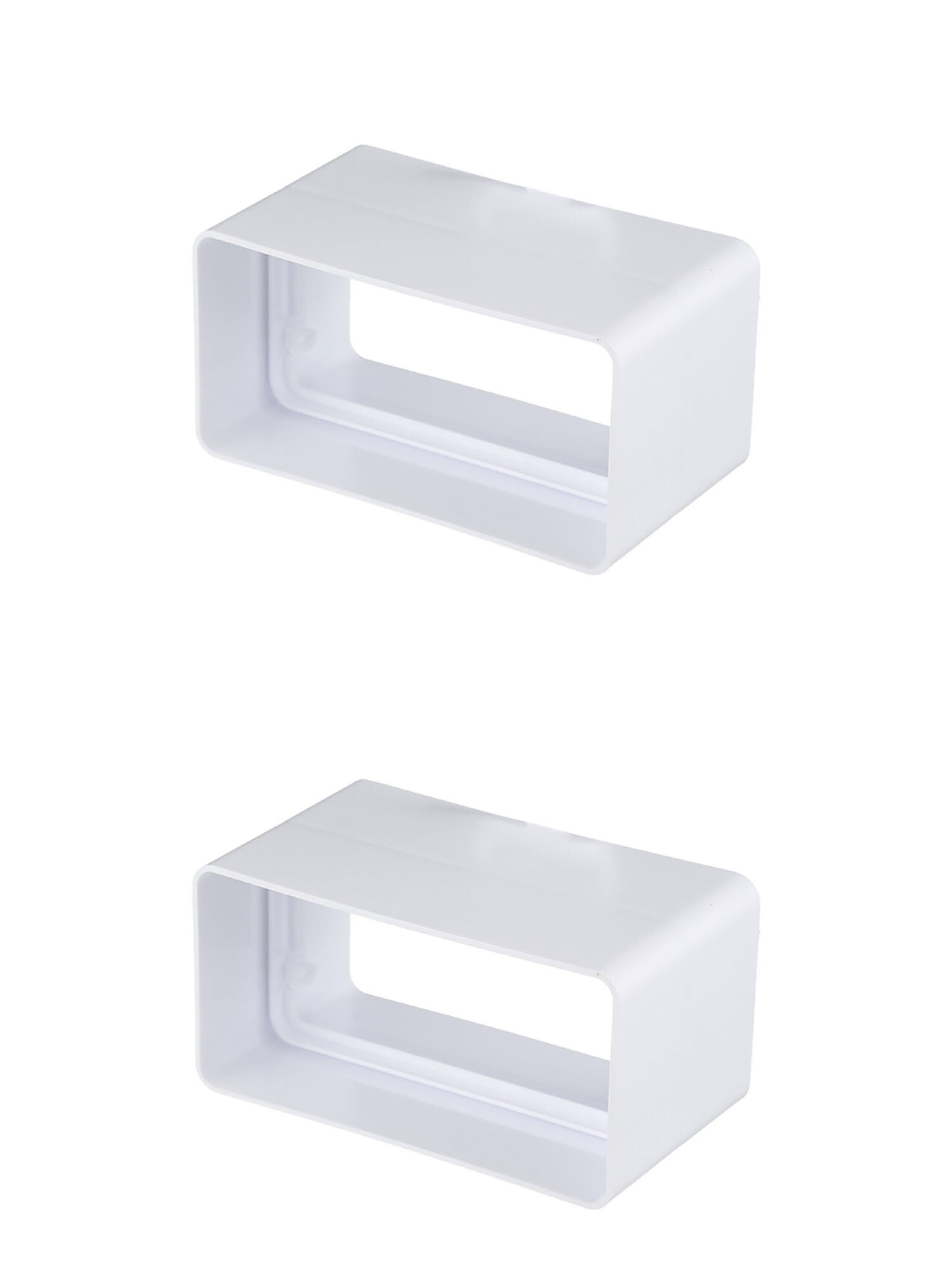 Соединитель пластиковый для плоских воздуховодов 60х120 мм (2 шт.)