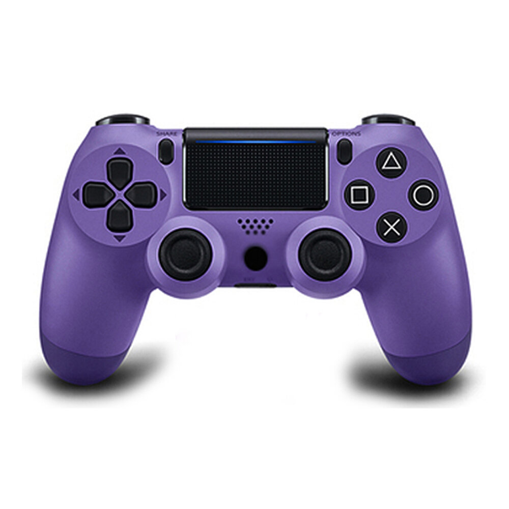 Wireless Controller DualShock BT Gamepad для Sony PS4 PlayStation 4, Материал ABS, Цвета: Фиолетовый, Серый, Зеленый, Коричневый, Красный, Темно-синий, Розовое золото, Синий, Камуфляж Красный, Камуфляж Серый, Камуфляж Синий, Светло-синий, Прозрачный,