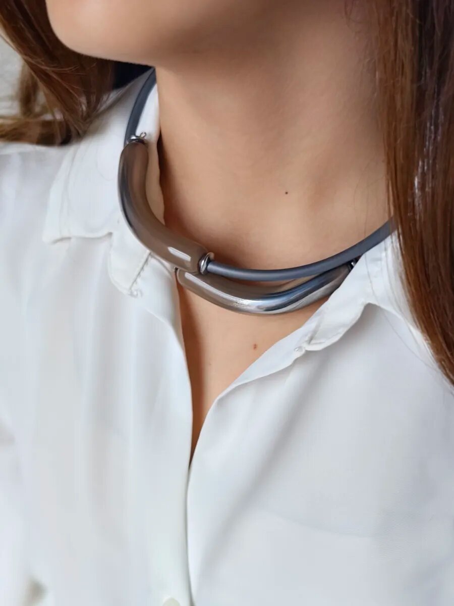 Колье, стекло, муранское стекло