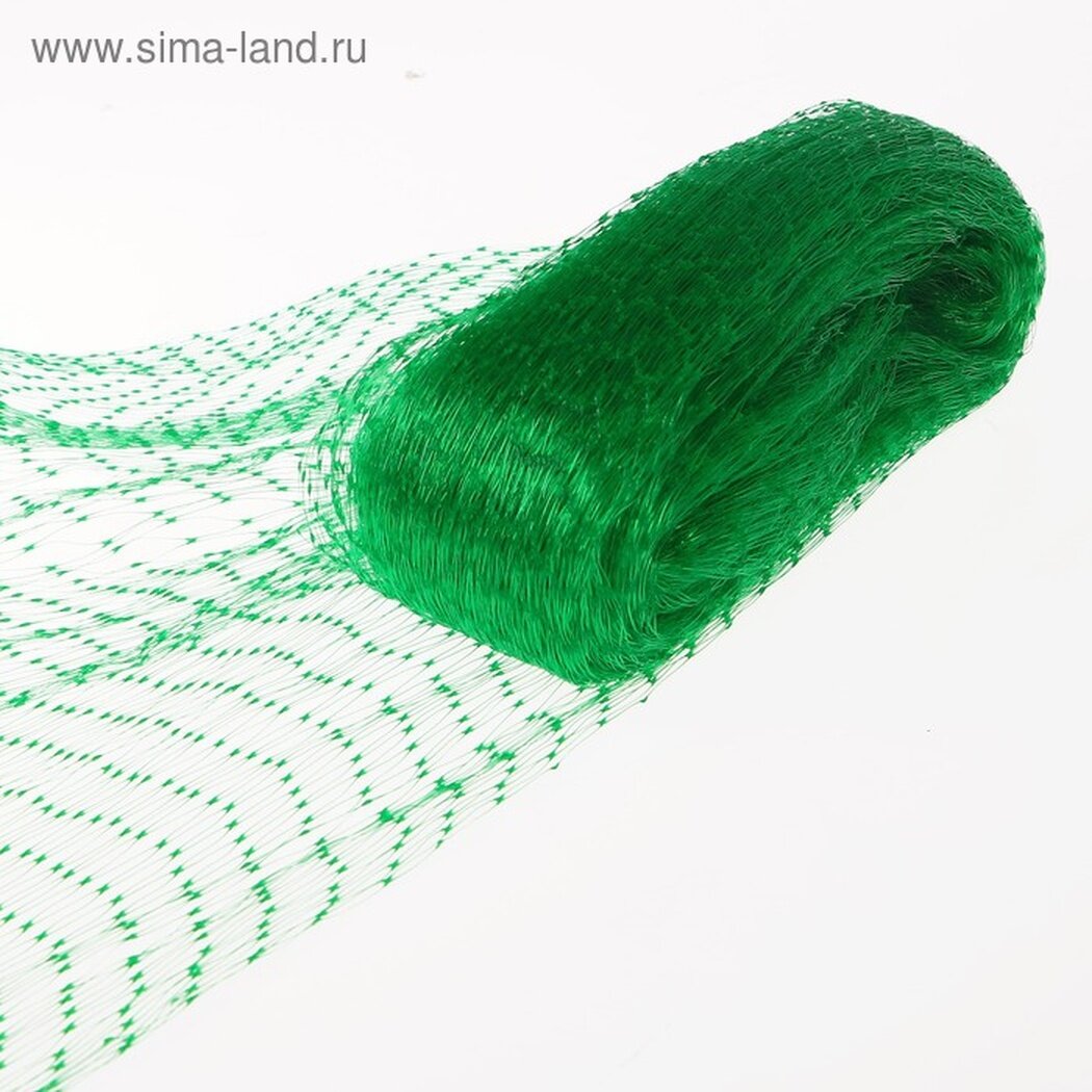 Сетка садовая Greengo, 2×5 м, пластиковая, зеленая, ячейка 1,5×1,5 см
