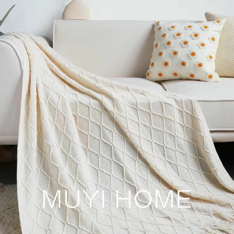 Чехлы на одеяло вязание Одеяла Плед Трикотаж Постельное белье диван одеяло Домашнее