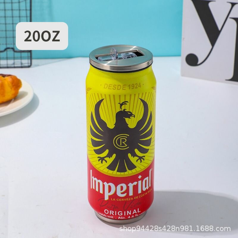 Автомобильная кружка в форме банки Coca-Cola, 480 мл.