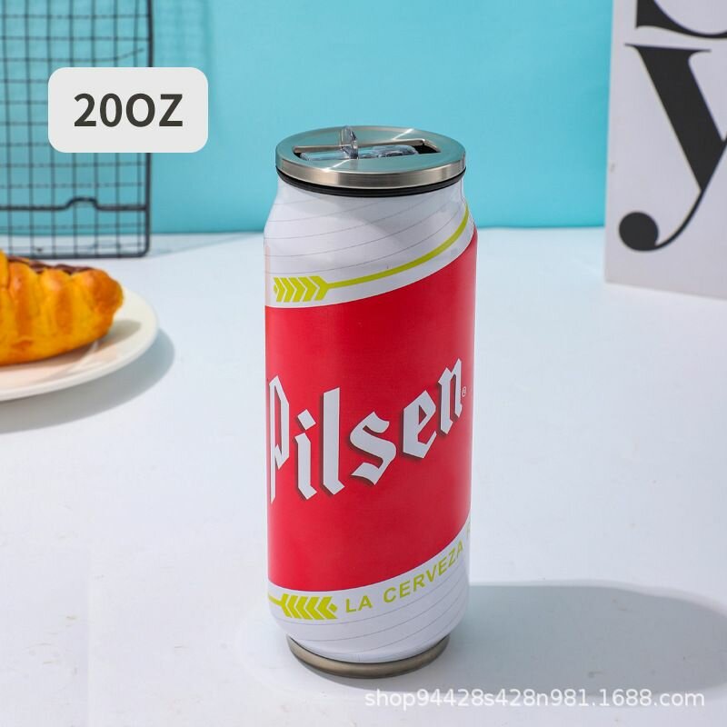 Автомобильная кружка в форме банки Coca-Cola, 480 мл.