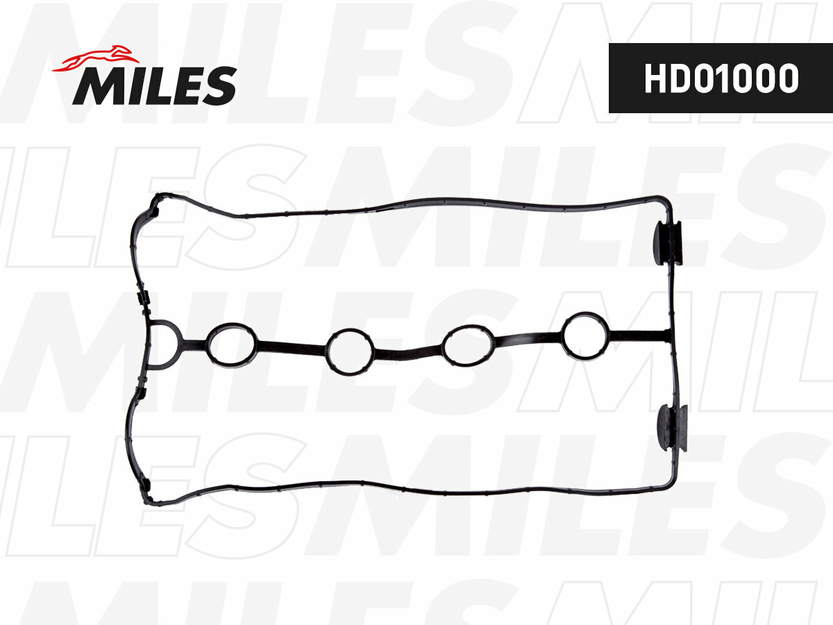MILES Прокладка клапанной крышки CHEVROLET AVEO / KALOS седан (T200) / CHEVROLET AVEO / KALOS седан (T250, T255) HD01000