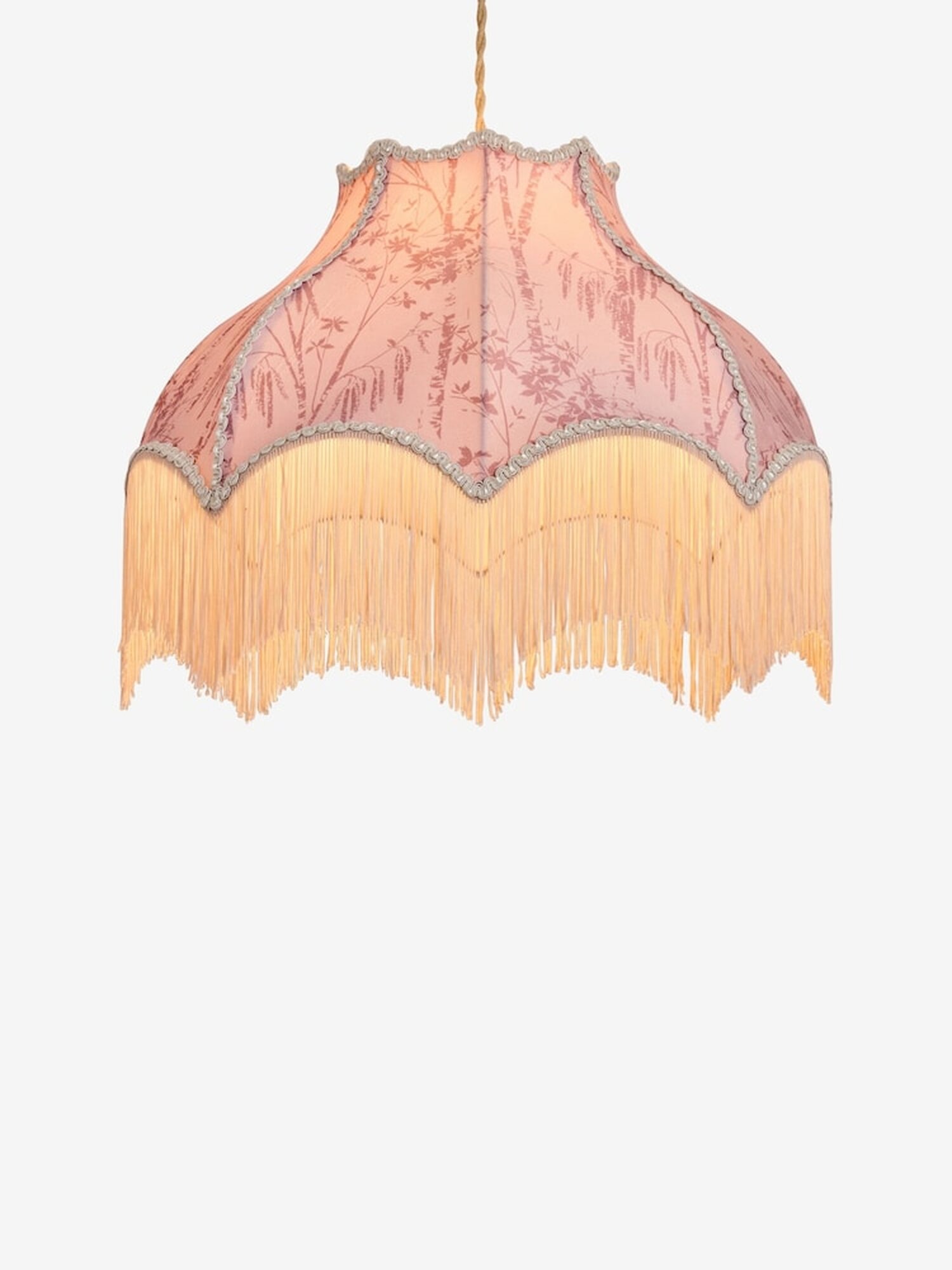 Абажур для подвесного светильника NEXT Arabella Easy Fit 39,5х49 см Цвет Светло-розовый