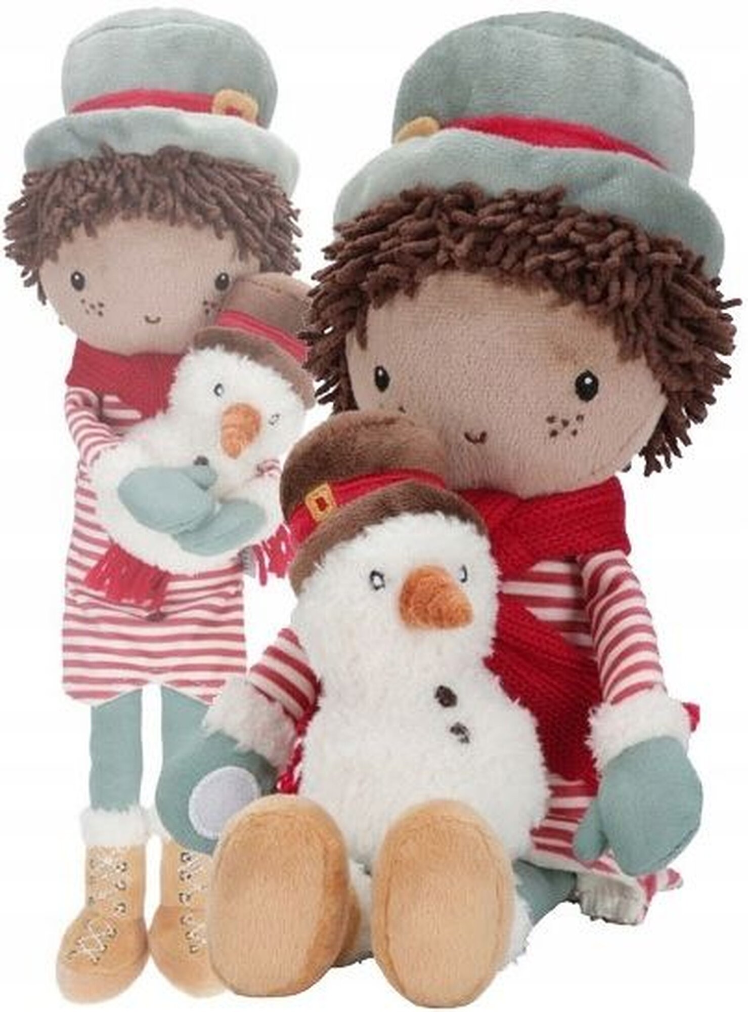 Мягкая игрушка Little Dutch X-mas JAKE 35 см - Мягкая рождественнская кукла-обнимашка Джейк - LD4567