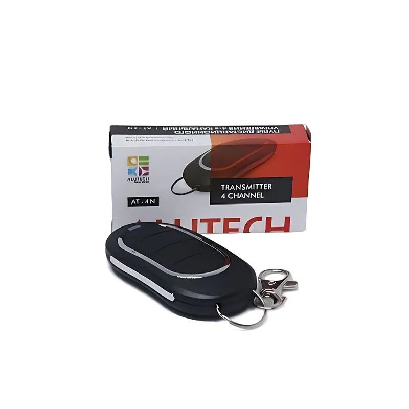 Alutech AT-4N Пульт ДУ для ворот и шлагбаумов 4-х канальный, черный