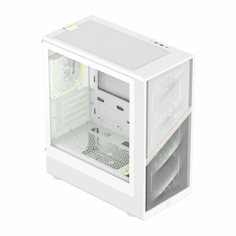 Корпус для ПК GAMEMAX AERIS 330 MW (Белый, Midi-Tower, ATX, Micro-ATX, Mini-ITX, CPU 155мм, VGA 330мм 1*USB 2.0, 1*USB 3.0, 1*Type C)