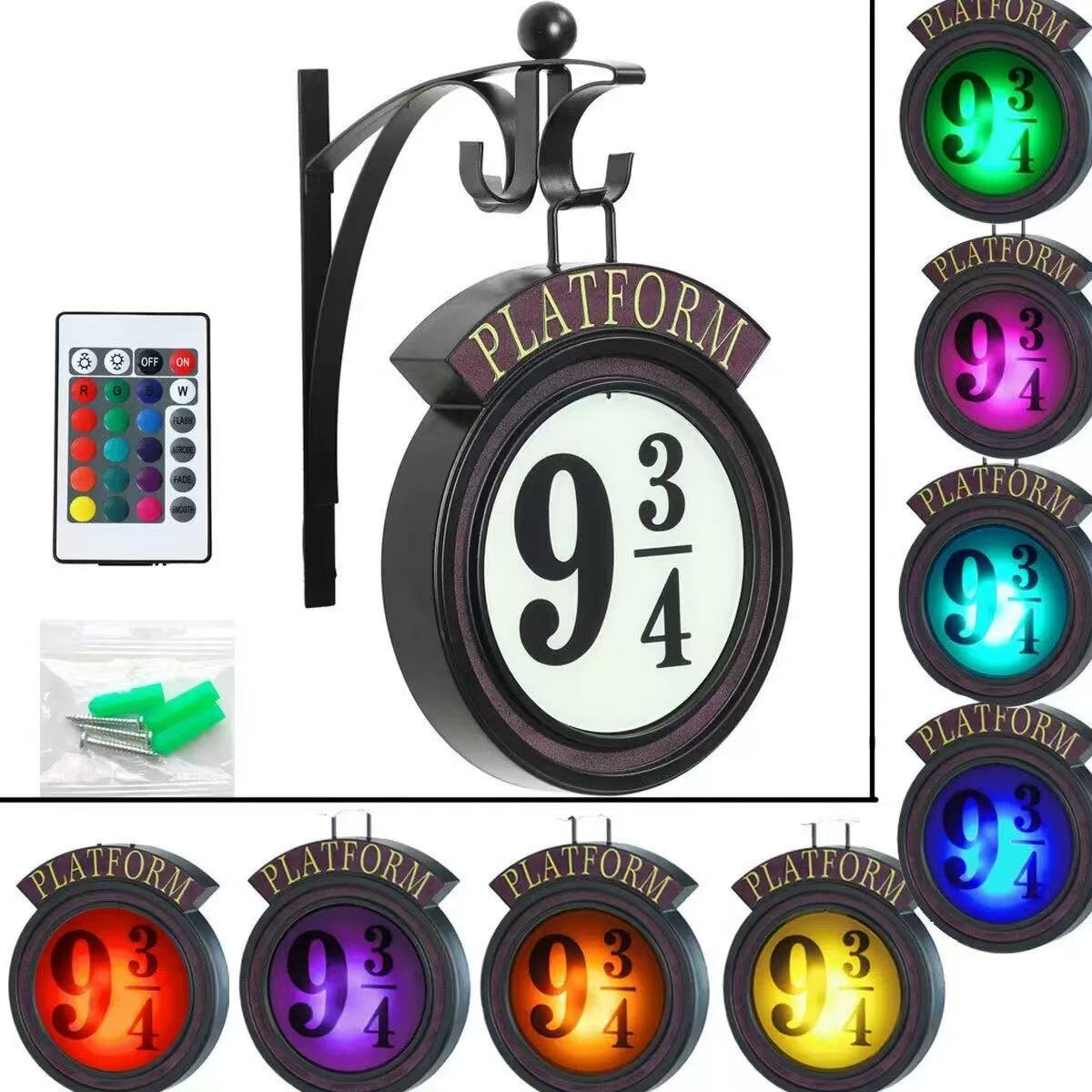 Ночник Miili "Платформа 9 3/4 Гарри Поттер", устойчивый, 1 шт