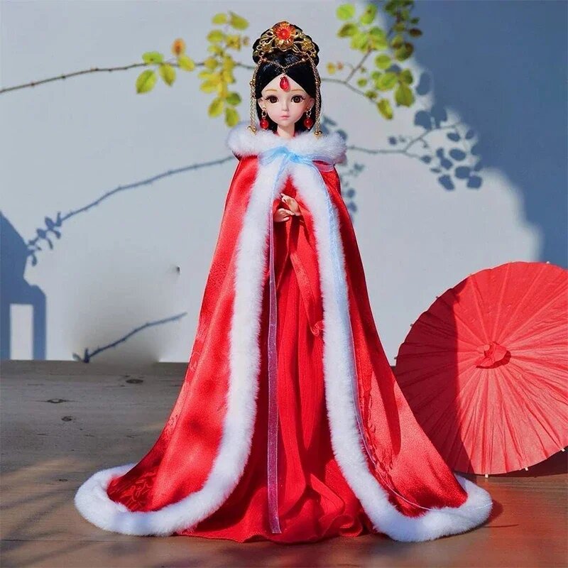 Китайская кукла Ханьфу 30 см, пластик, 7, Унисекс