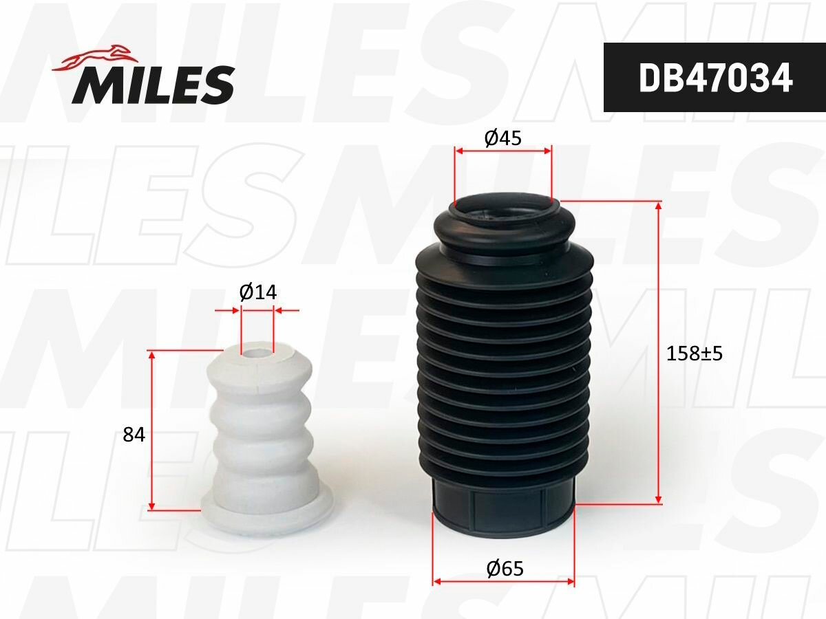 Пыльник и отбойник амортизатора, для Хендай Акцент 1, ВАЗ Лада 2108 2109 2113 2114, 21099 2115, 2110, 2112 арт DB47034