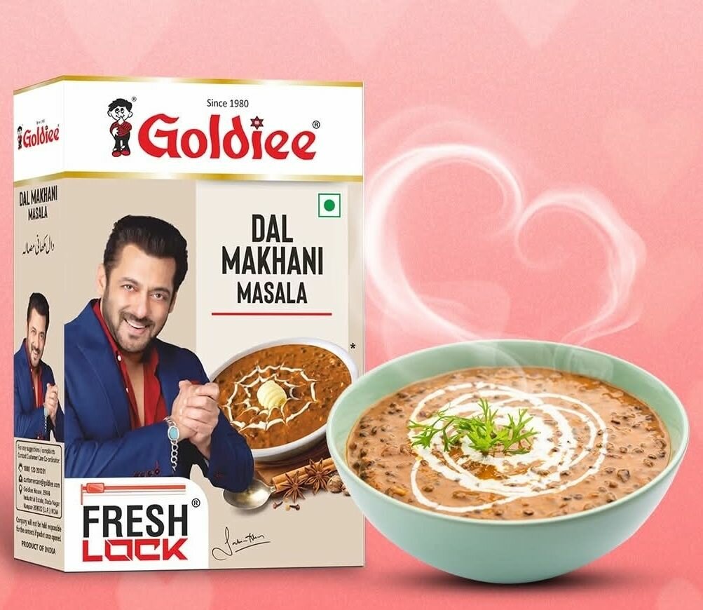 Dal Makhani masala Goldiee / Специи для чечевицы Дал Макхани. 50гр. Индия.