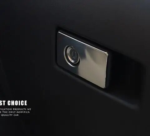 Накладка на перчаточный ящик Volvo S80 2012-2017, хром