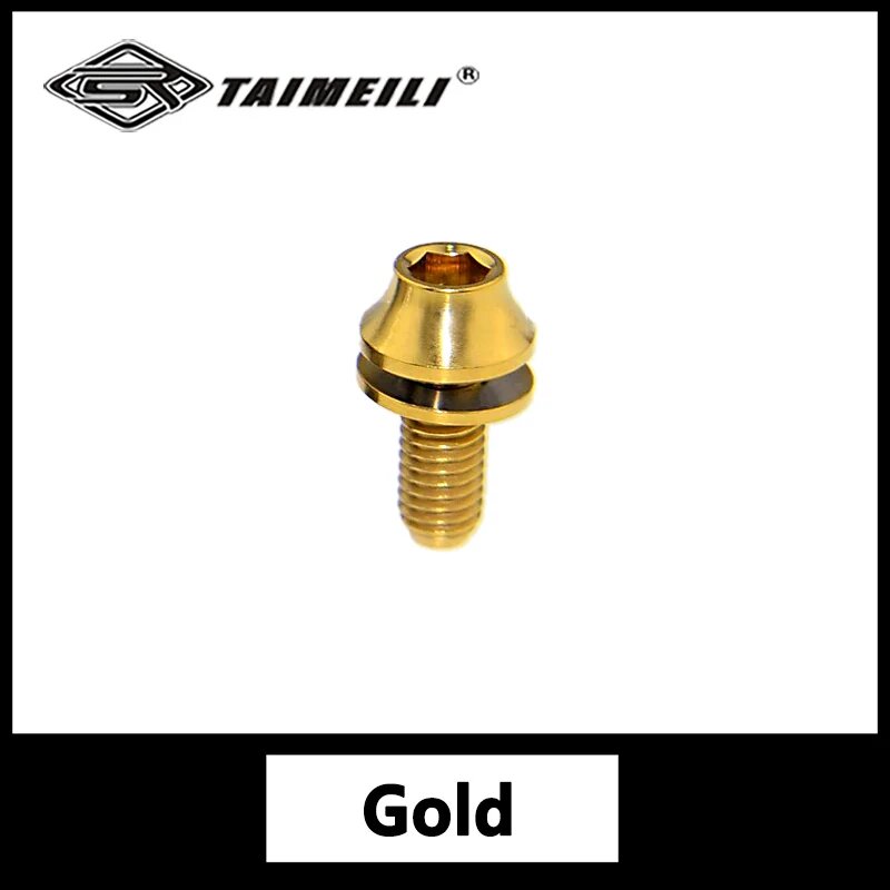 Титановые болты TAIMEILI M5x12 мм Золотой, 4pcs