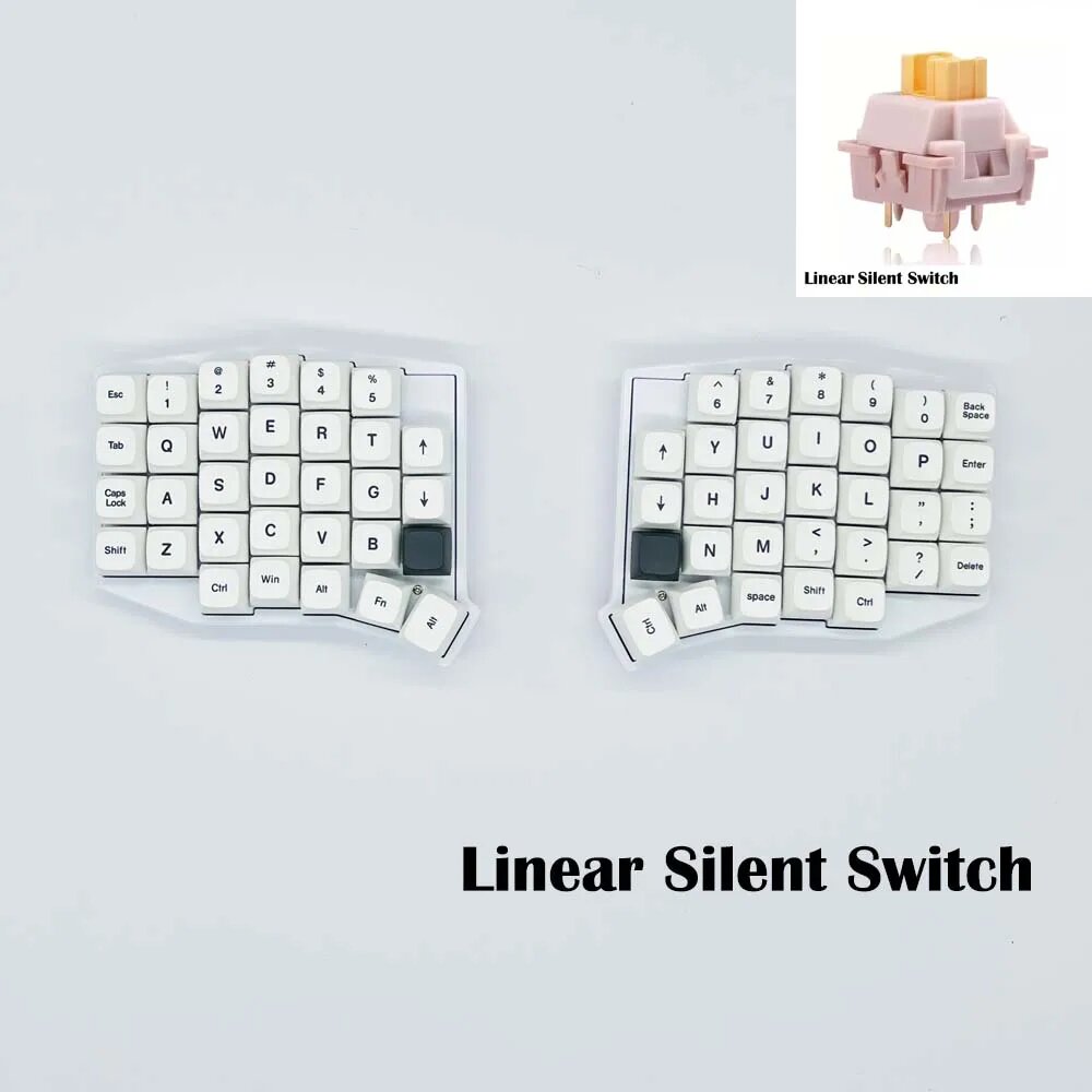 Беспроводная механическая клавиатура Sofle Split Ergonomics 2.4G SZRKBD