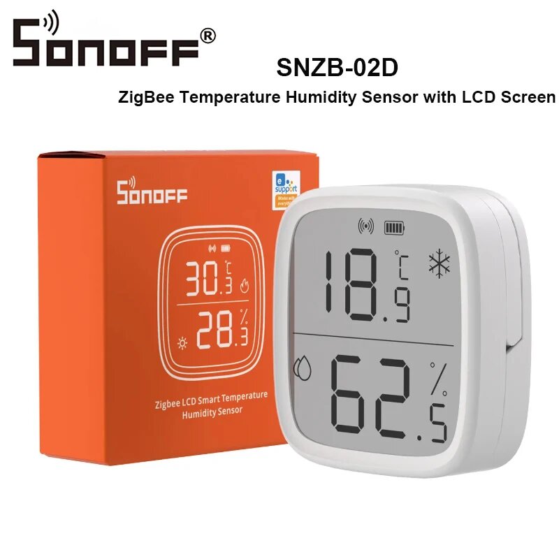 SONOFF SNZB-02D Датчик температуры и влажности SNZB-02D 1PCS