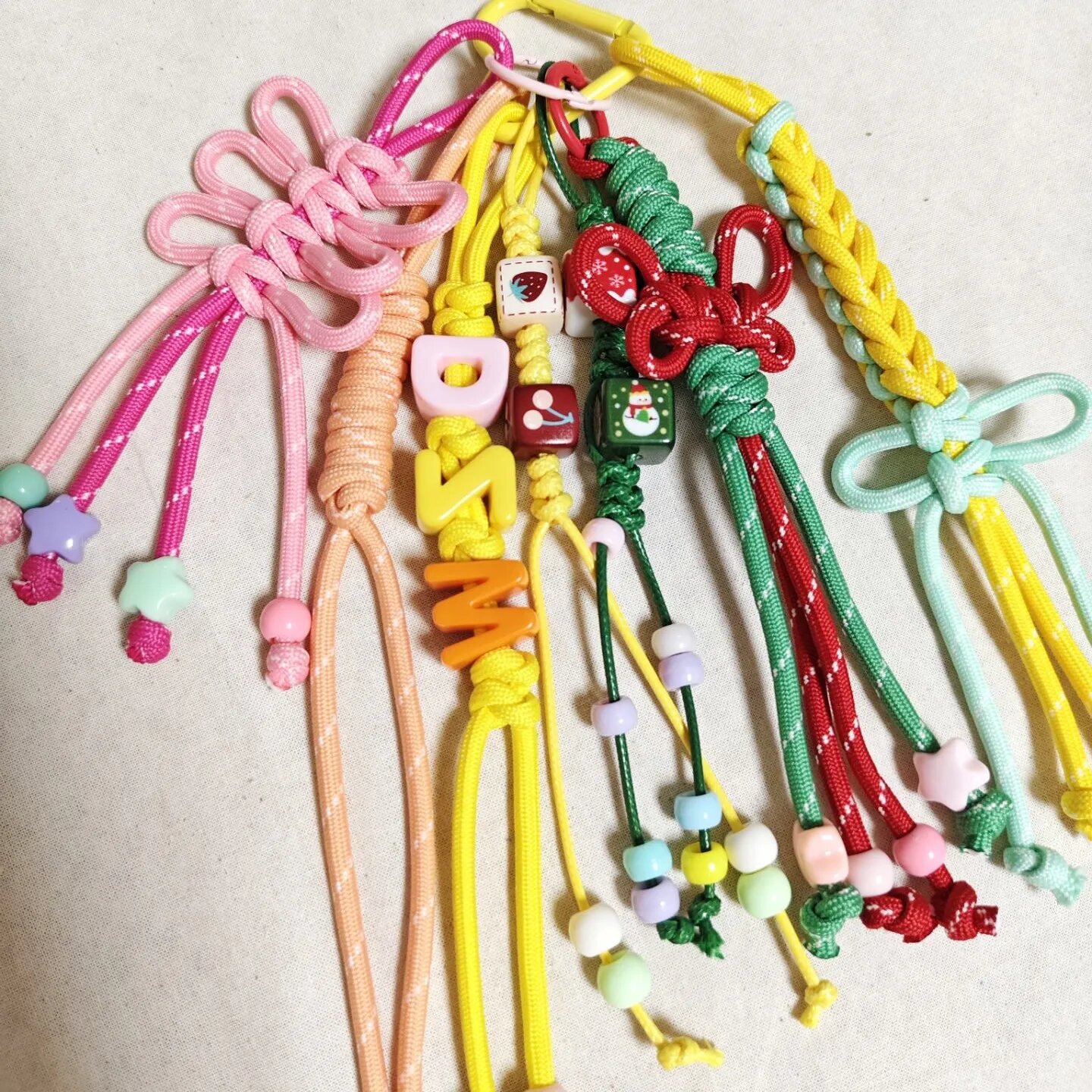 Изготовленная на заказ сумка «сделай сам», очаровательные брелки для телефона, плетеная веревка ручной работы, сумка, подвесной брелок для ключей, автомобильный брелок для ключей