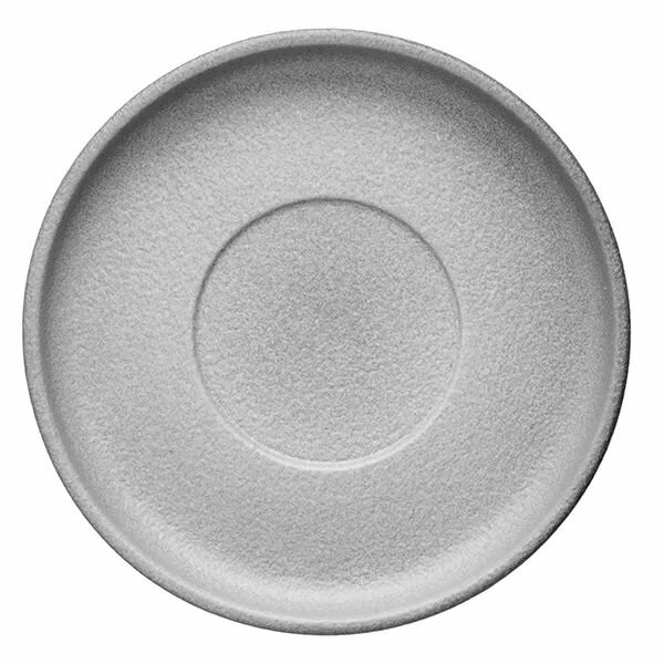 Блюдце Сейко под чашку 220 мл фарфор D135/60, H20мм серый. Kunstwerk