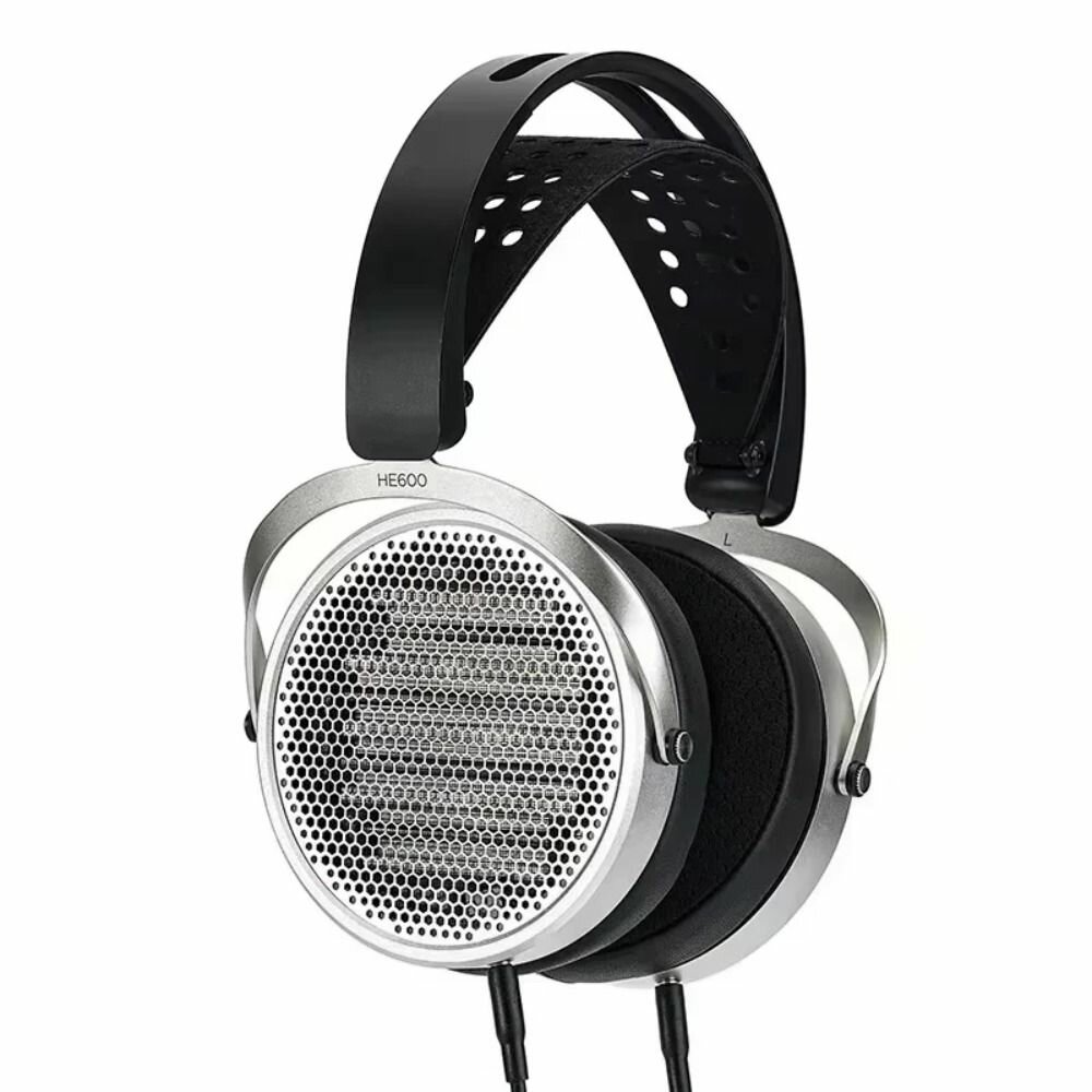 HIFIMAN HE600 Полноразмерные наушники-вкладыши с усиленным магнитом и проводной плоской диафрагмой для аудиофилов