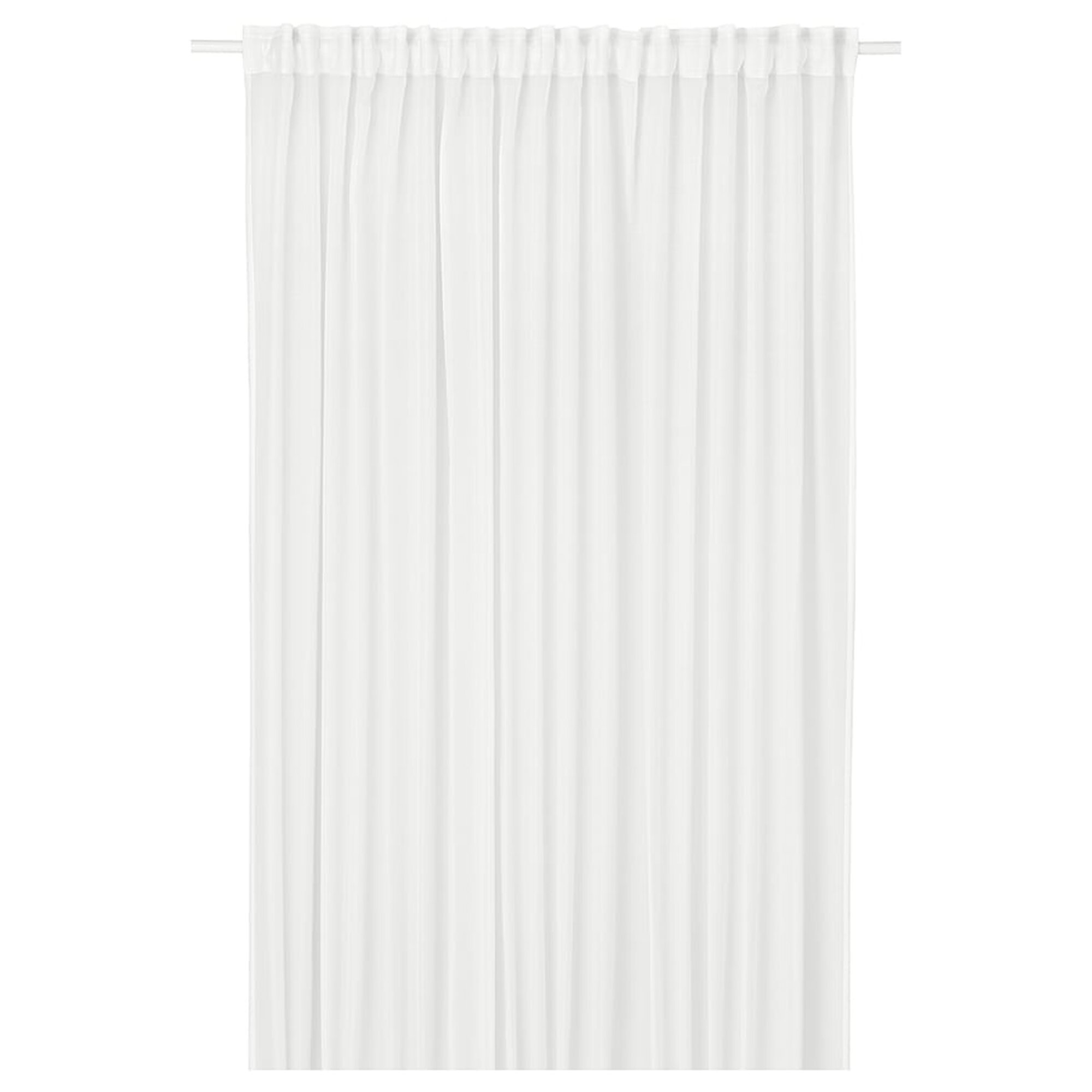 Штора IKEA STENFRO, 1 шт, цвет белый, размер 300х300 см, 105.977.06